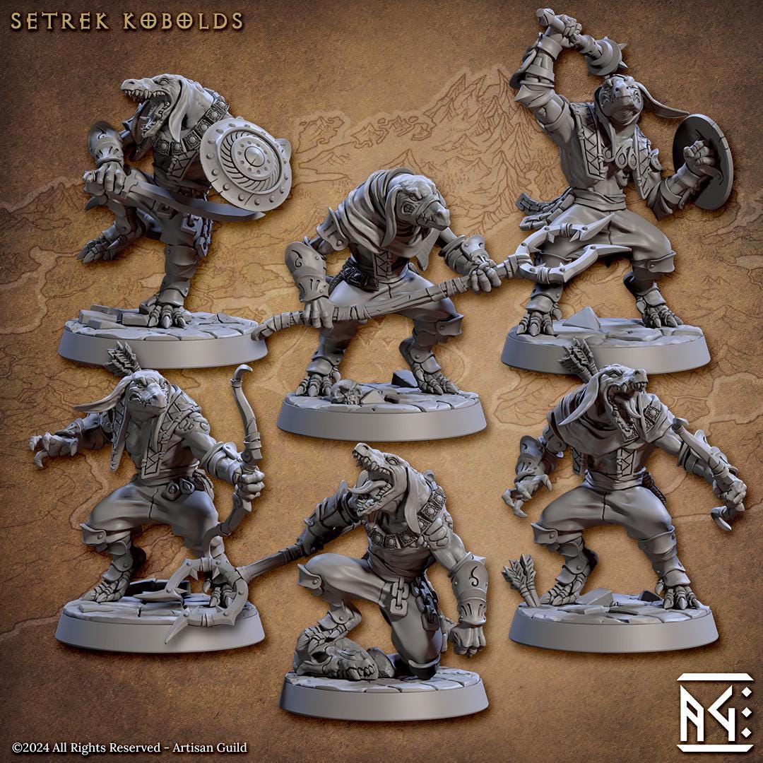Kobolds of Raid on the Temple of Ifrit (artisan Guild) Tabletop, RPG ...
