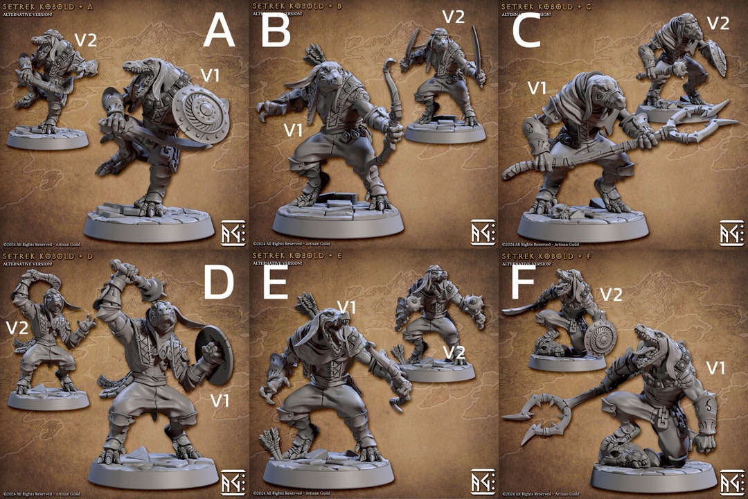 Kobolds of Raid on the Temple of Ifrit artisan Guild Tabletop, RPG ...