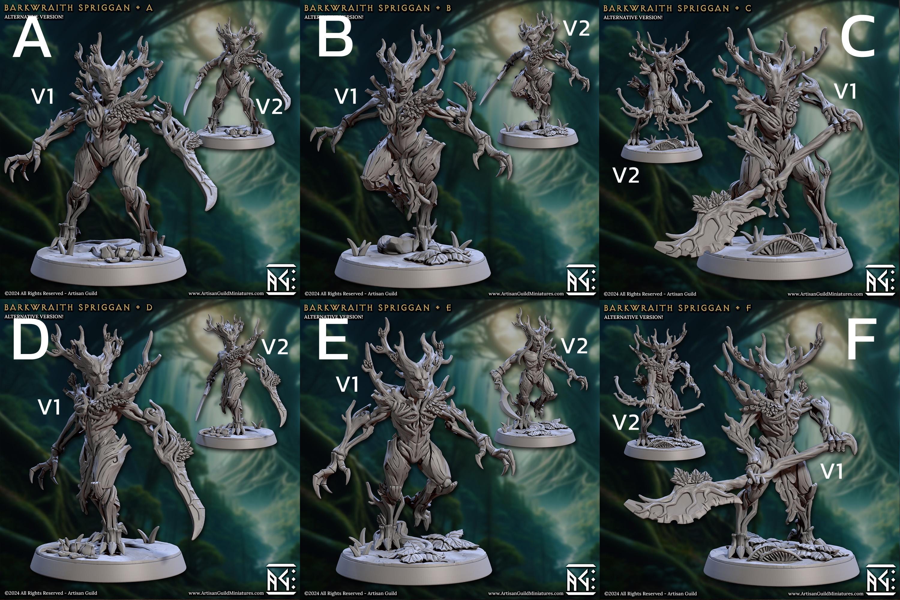 Barkwraith Spriggans - Set 67 (artisan Guild) - Etsy