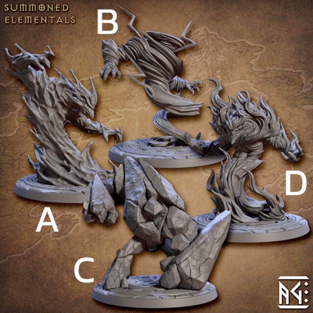 Elementals Group (artisan Guild) Tabletop, RPG, Pathfinder, Dnd, Arcana ...
