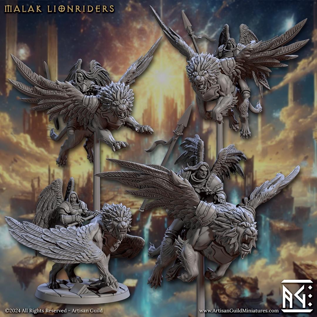 Lionrider de Wrath of the Malakim Set Artisan Guild Tabletop, RPG ...
