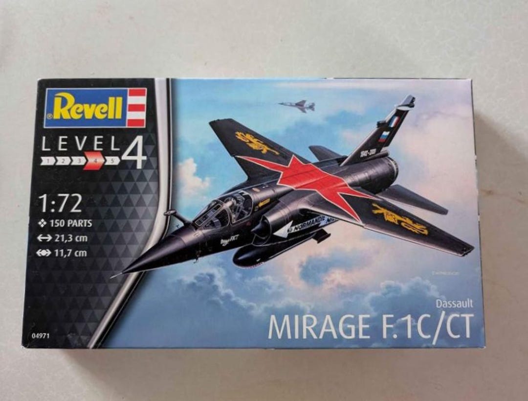 Revell Mirage 1 72 Scale Plastic Model Kit - Etsy