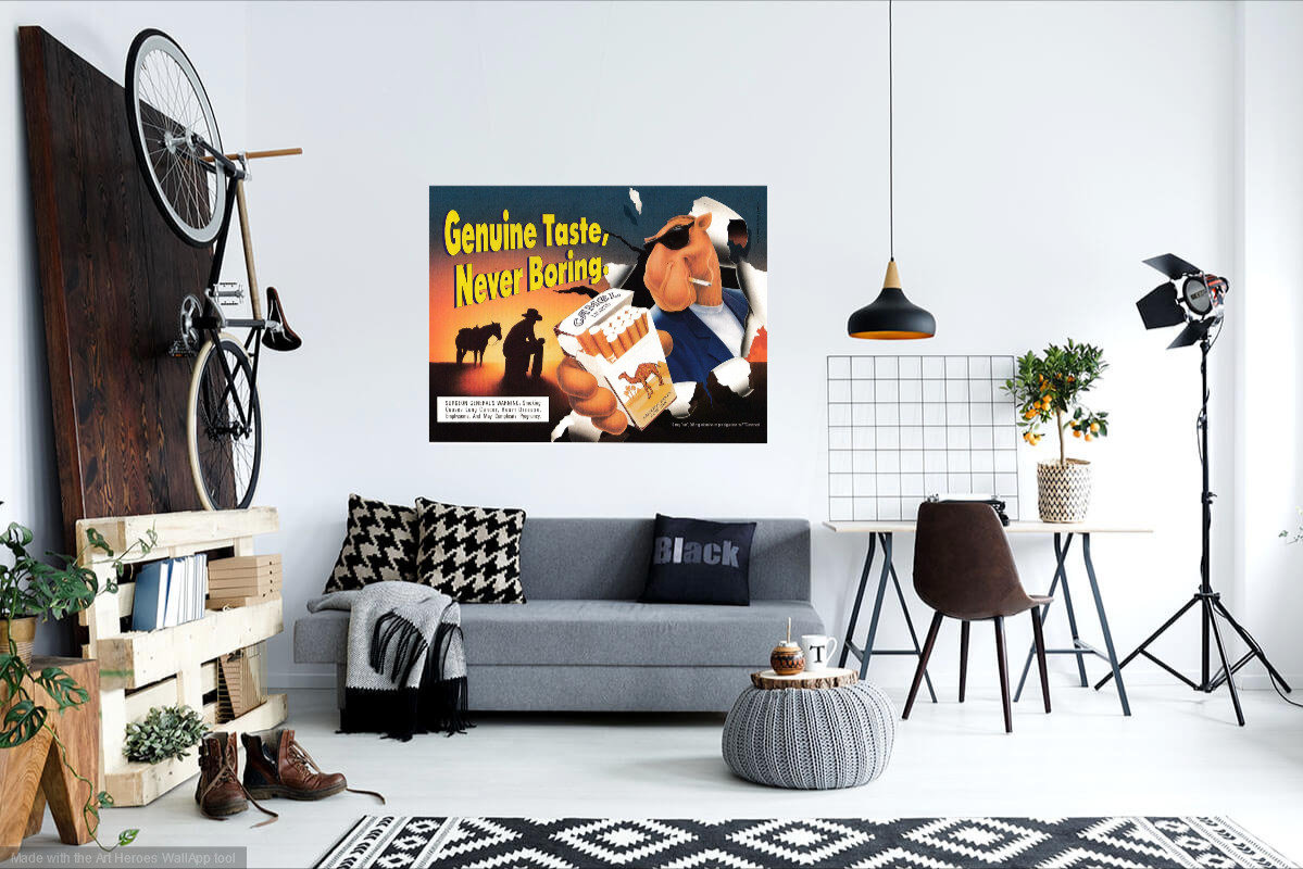 Vintage 1993 Joe Camel Poster Magazine Ad Poster Wall - Etsy