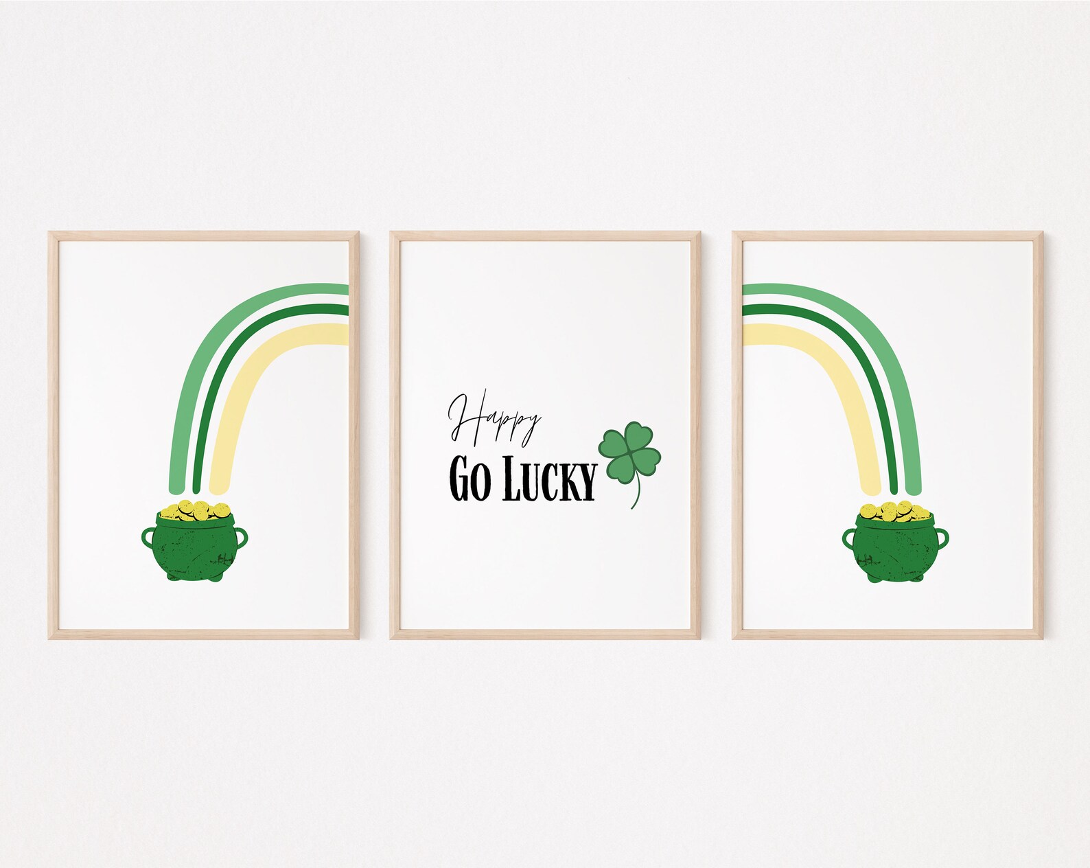 St Patricks Day Printable Wall Decor 3 Image Set, St. Patricks Day ...