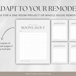 Home Renovation Printable Planner - Etsy