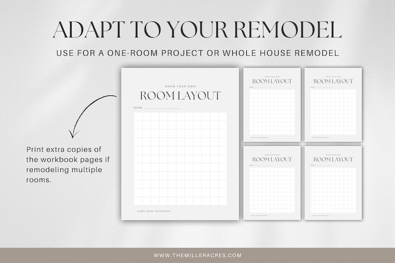 Home Renovation Printable Planner - Etsy