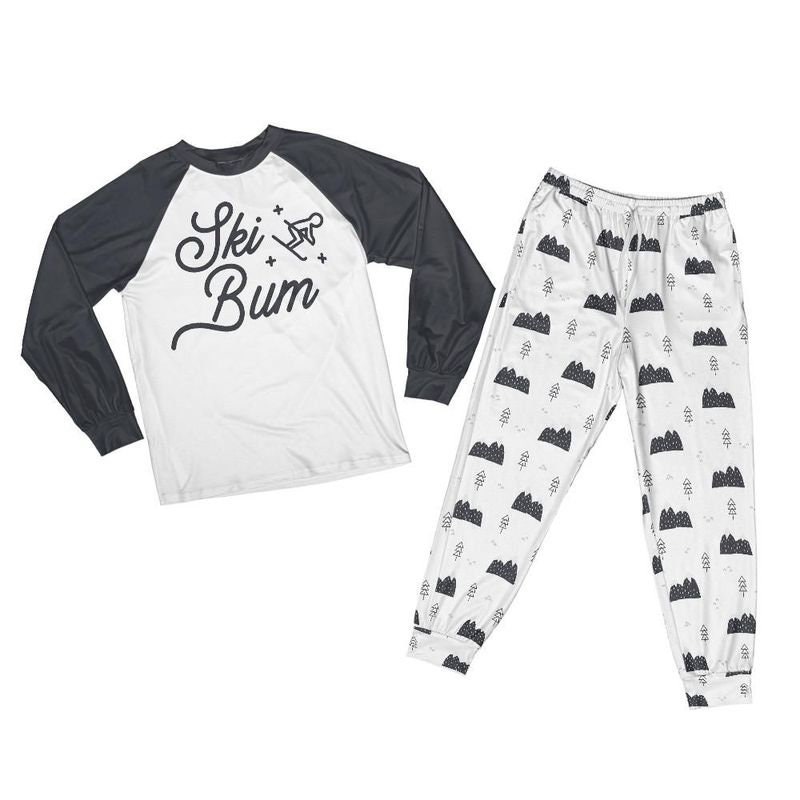 Ski Pajamas, Matching Pajama Set, Unisex Pajama Set, Polyester Pajamas ...