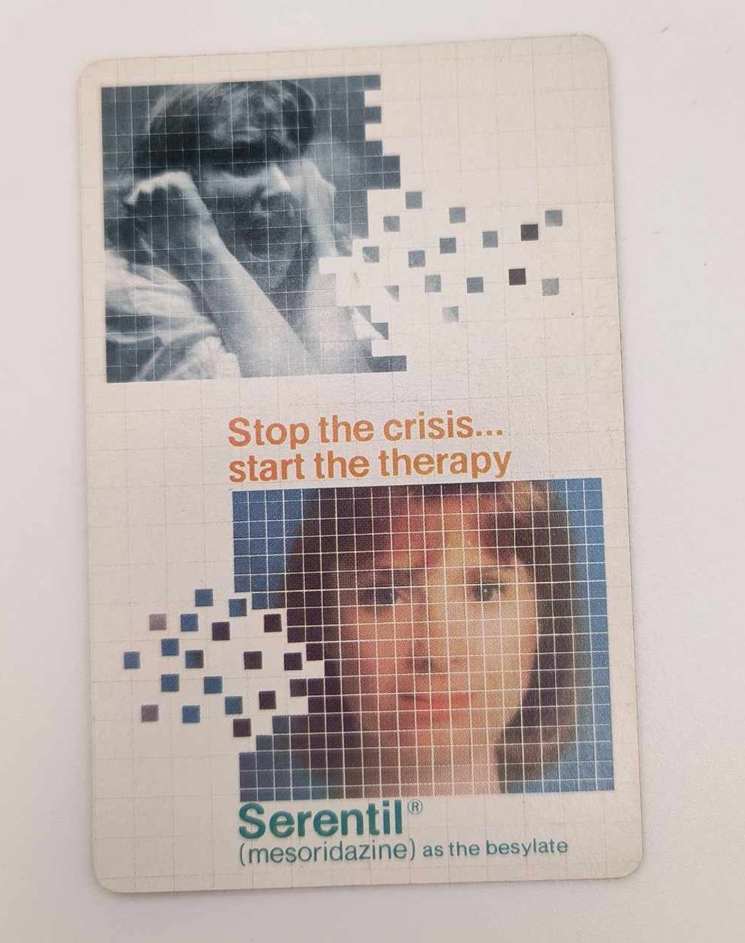 Serentil Mesoridazine Playing Card Schizophrenia Pharma - Etsy