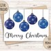 Printable Christmas Card, 5x7 Greeting Card | FREE A7 Envelope Template ...