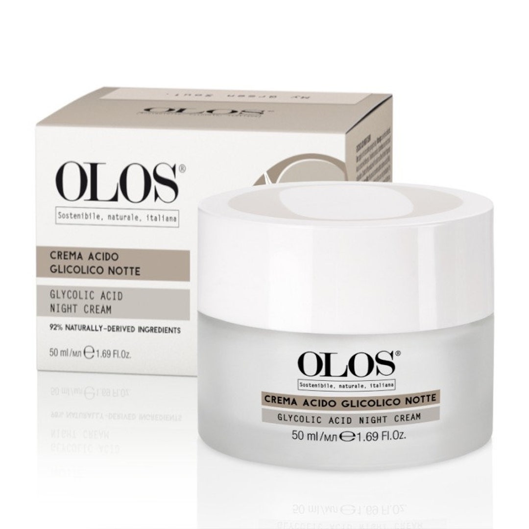 OLOS Glycolic Acid Night Cream 50 Ml Asphyxiated Skin, Uneven Colored ...
