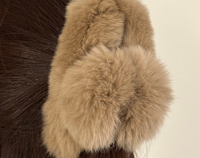 Faux Fur Hair Clip - 6 Colors - Etsy