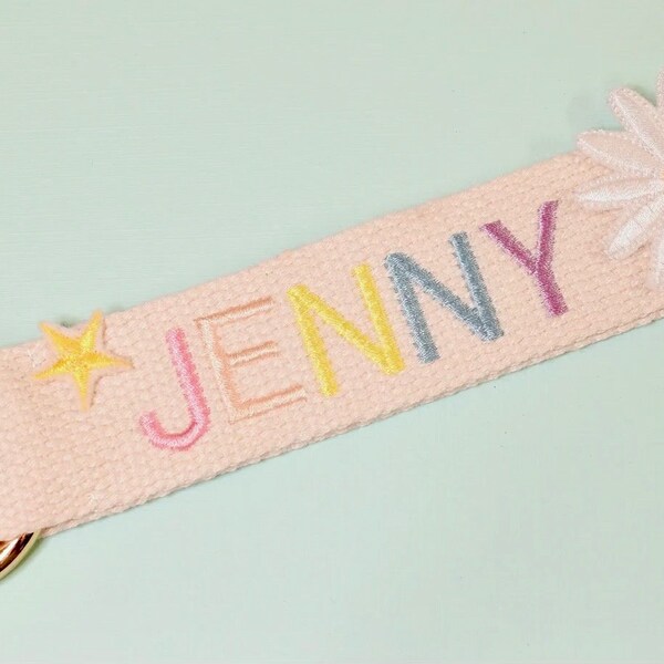 Embroidered Name Tag - Etsy