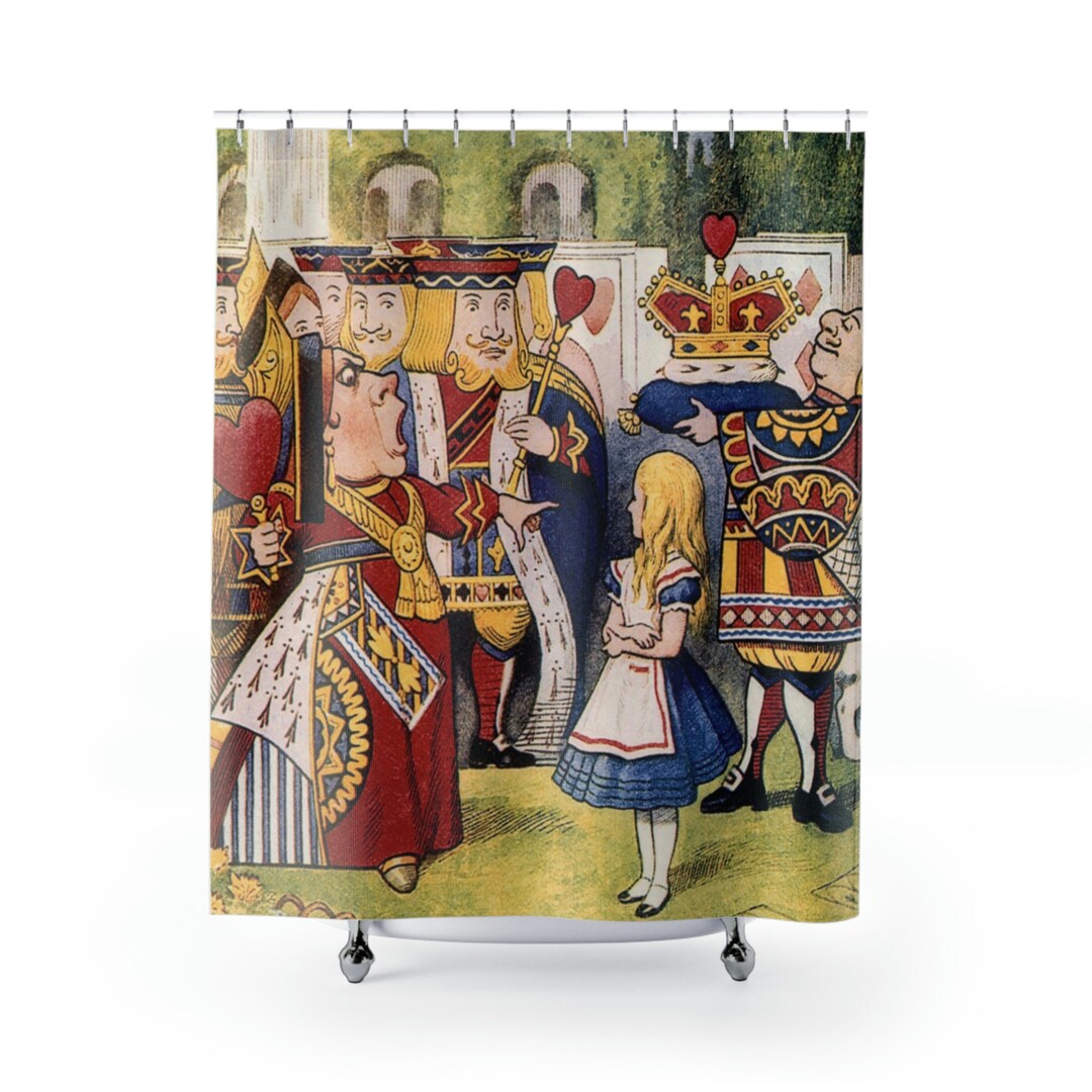 Alice's Adventures in Wonderland,shower Curtain71x74 Bathroom Decor ...