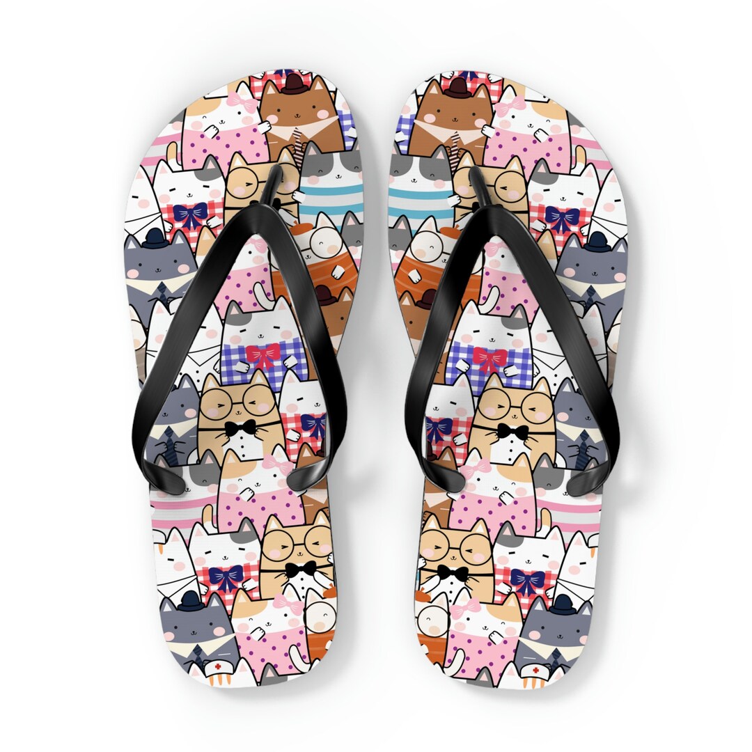 Kawaii Cats, Cute Cats,cat Lover,gift,beach,lake,summer,footwear ...