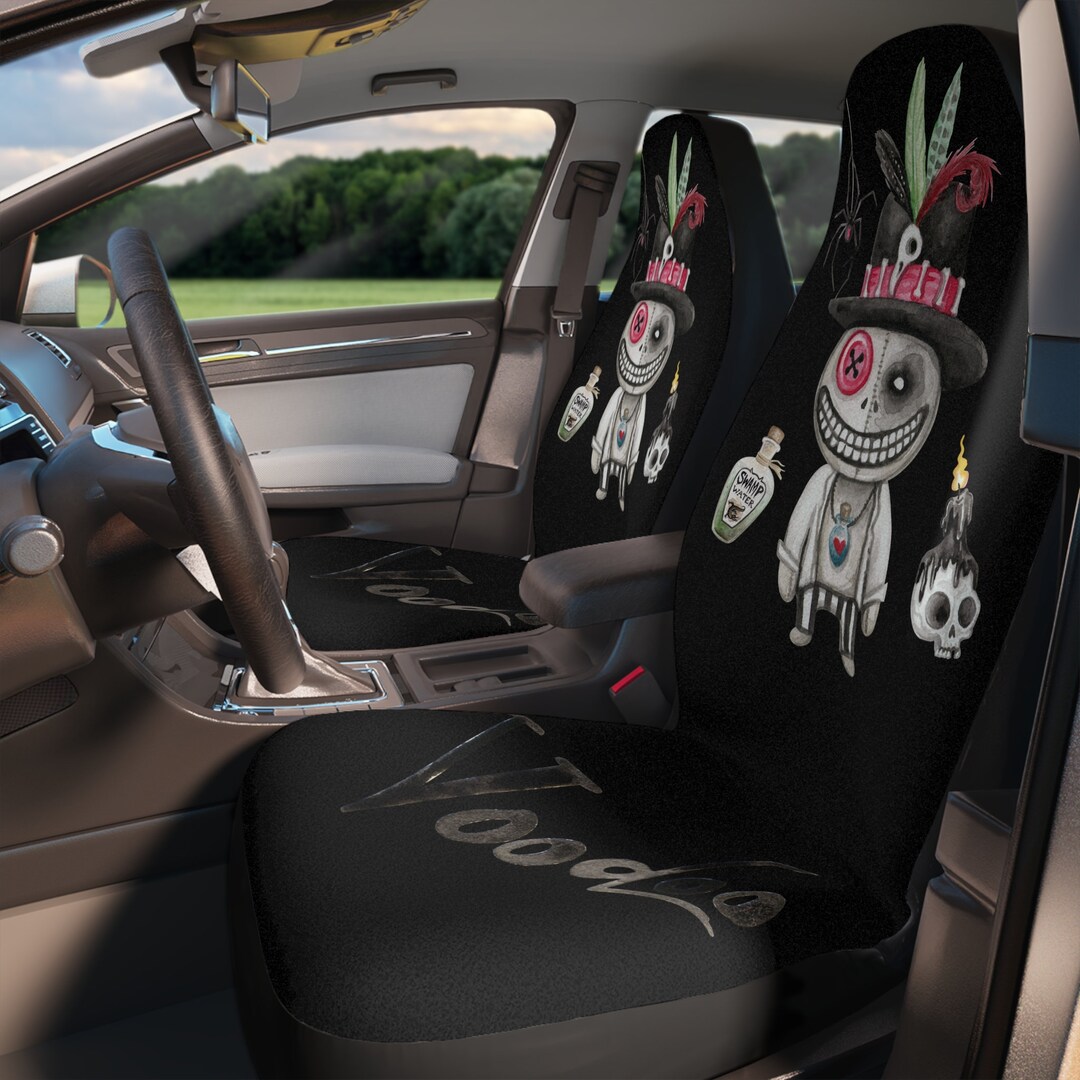 Voodoo Doll,hoodoo,goth,gothic,car Seat Covers Pair, 2 Front Seat ...