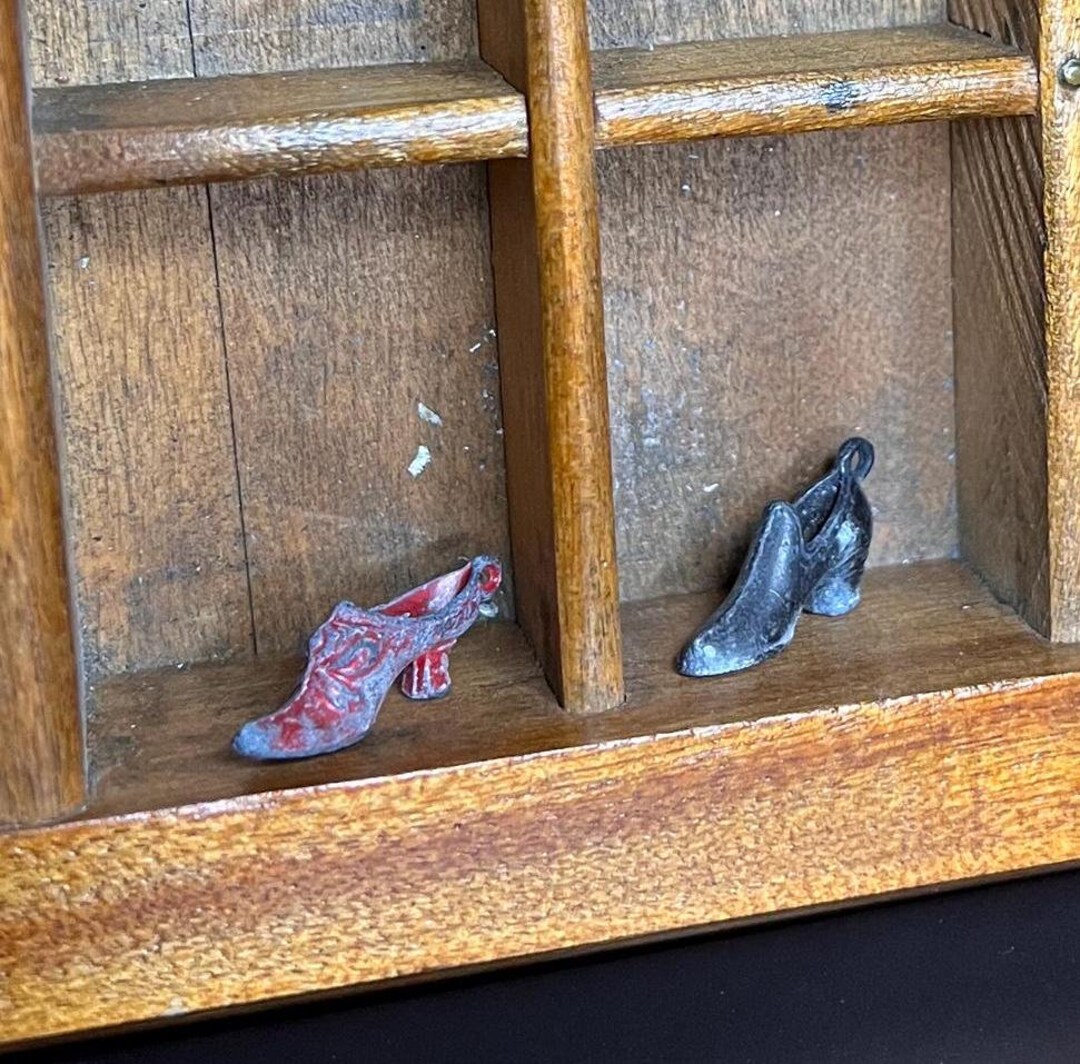 Vintage Tiny Metal Shoe Charms, You Choose, Higheels, Miniature ...