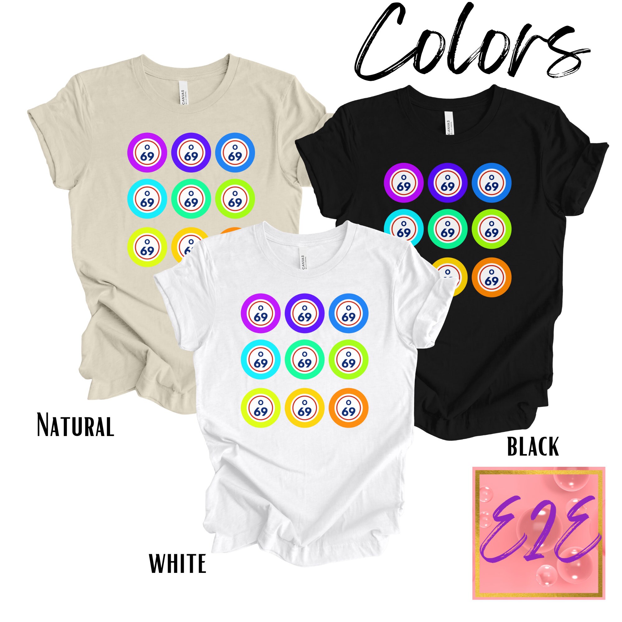 Rainbow Bingo T-shirt for Game Night Bingo Night Tee for - Etsy