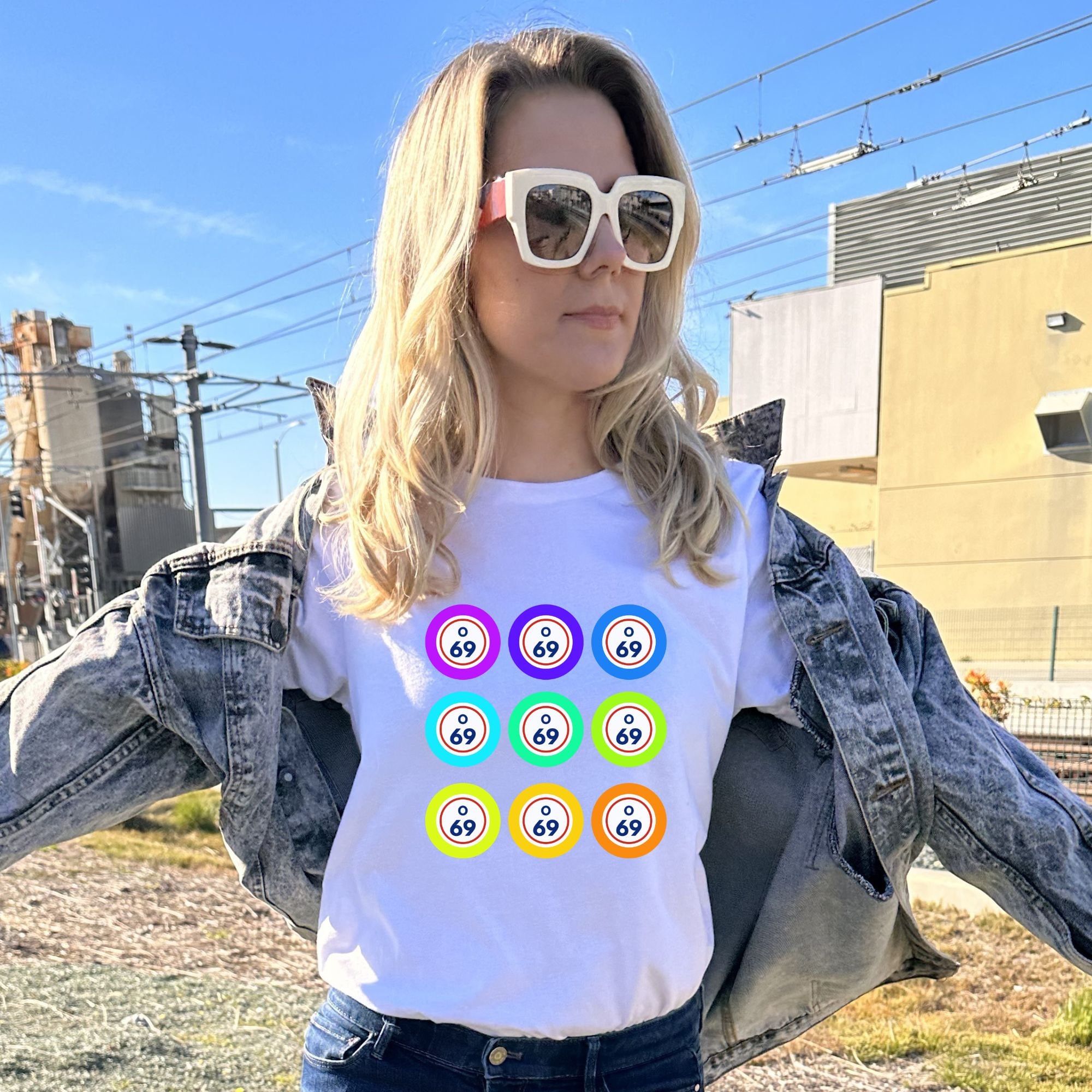 Rainbow Bingo T-shirt for Game Night, Bingo Night Tee for Adults, Funny ...