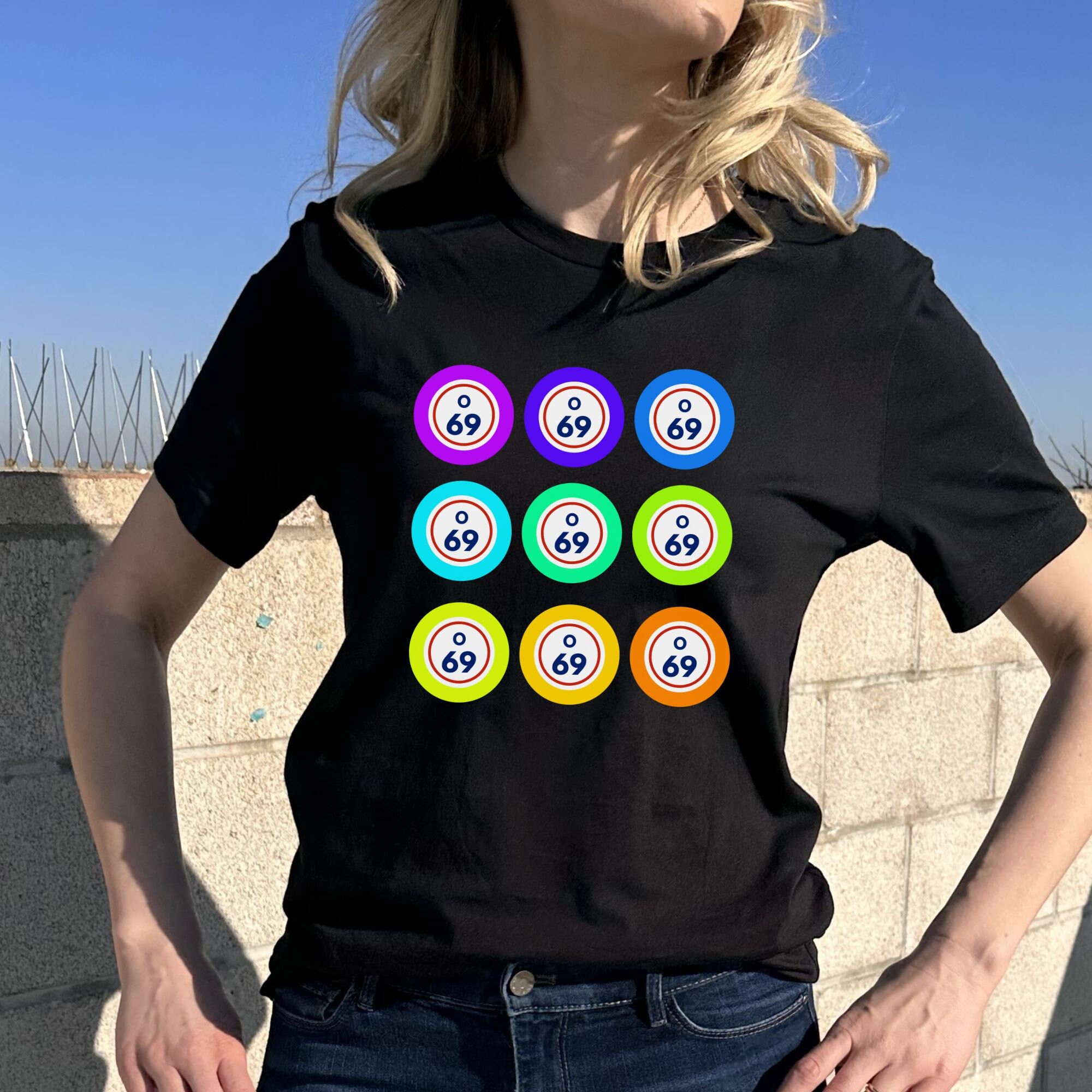 Rainbow Bingo T-shirt for Game Night Bingo Night Tee for - Etsy