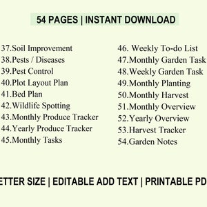 Printable Garden Planner Bundle,seed Inventory, Plant Profile, Plant ...