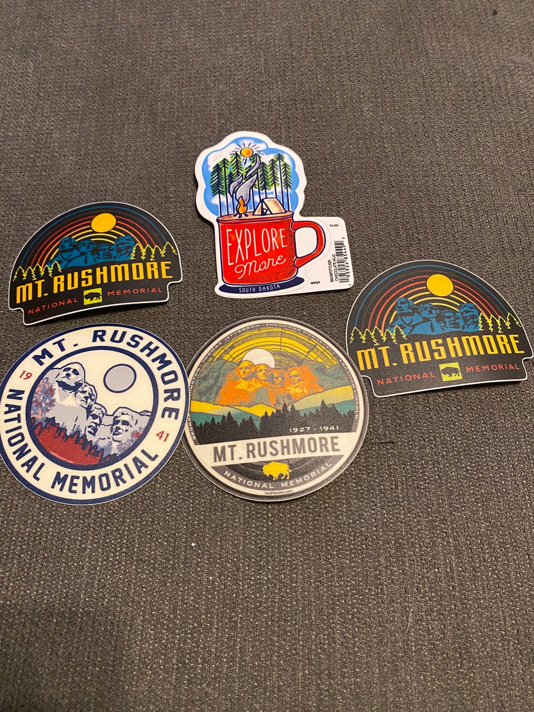 Mount Rushmore SD Stickers 5 - Etsy