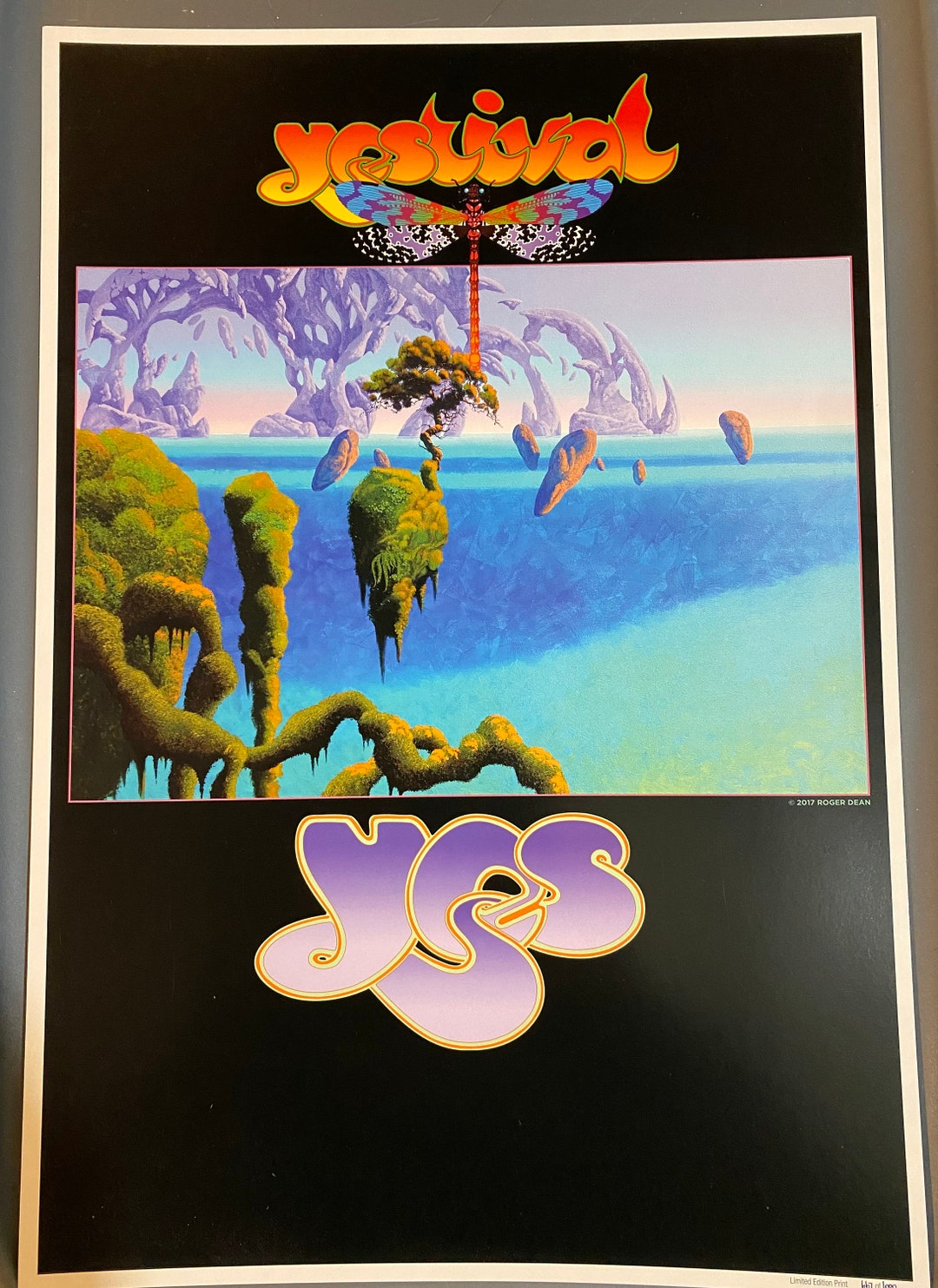 YES 2017 Tour Poster - Authentic Collectable - Etsy