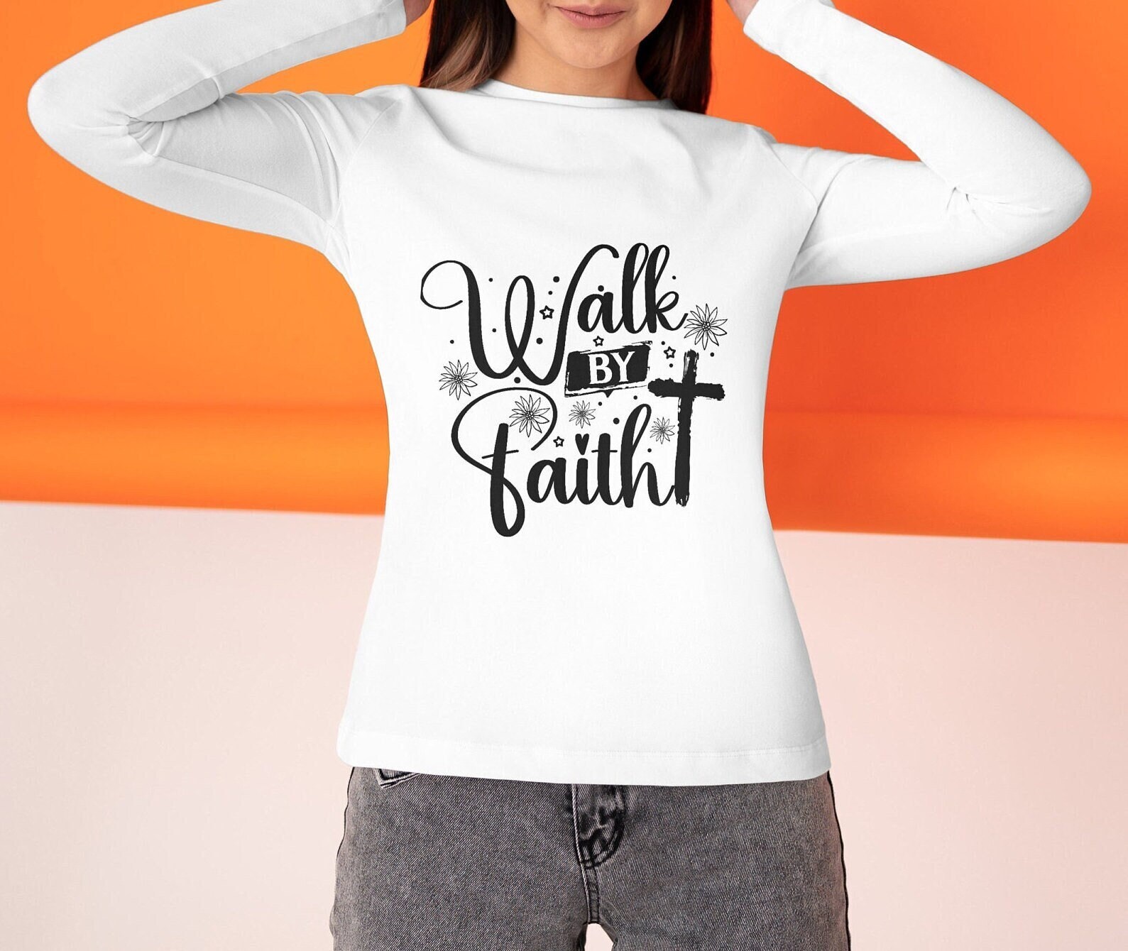 Walk by Faith Svg, Christian Quotes Svg, Scripture Svg, Faith Svg ...