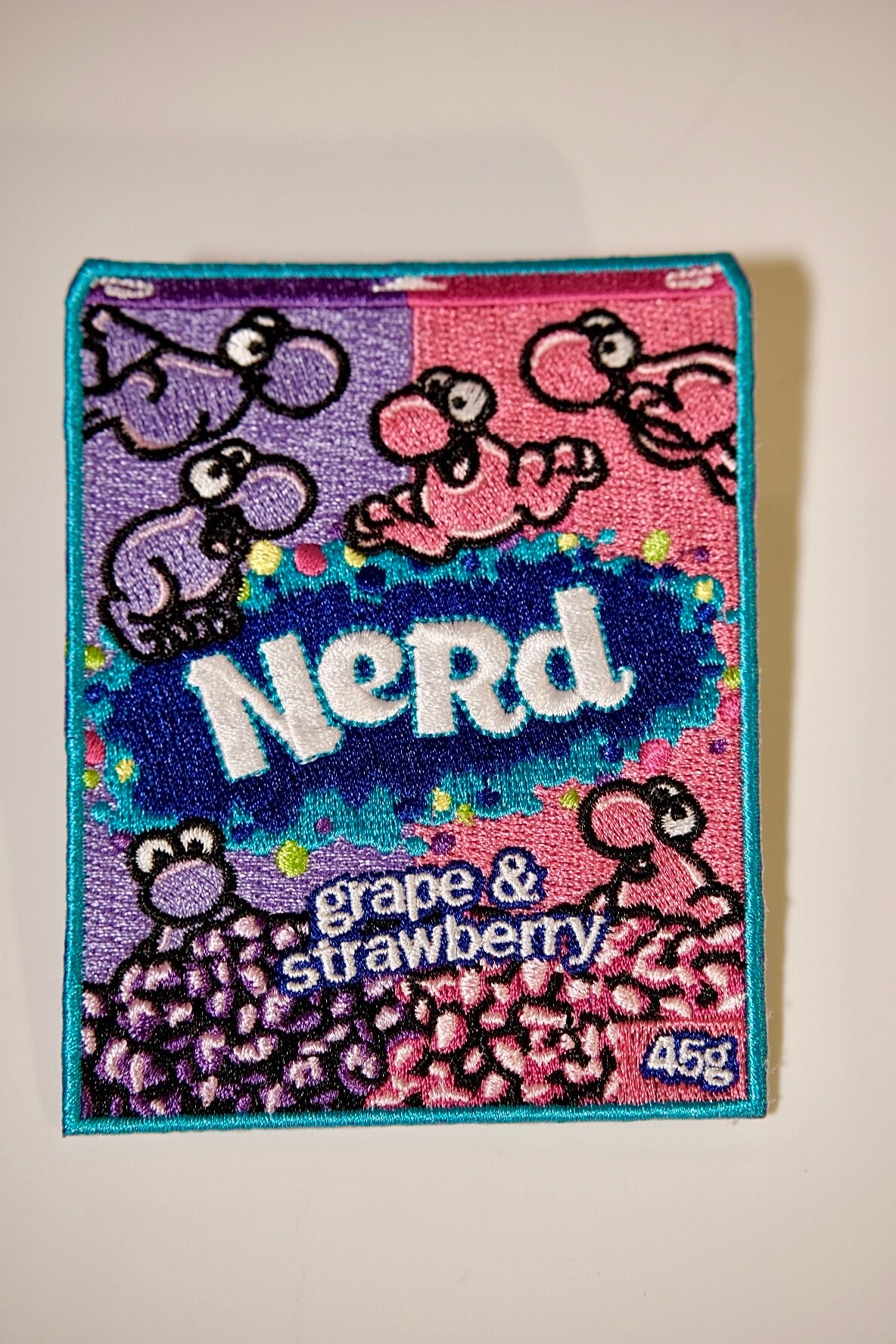 Iron-on Embroidered “nerd” Patch 4” X 3 1/8” - Etsy