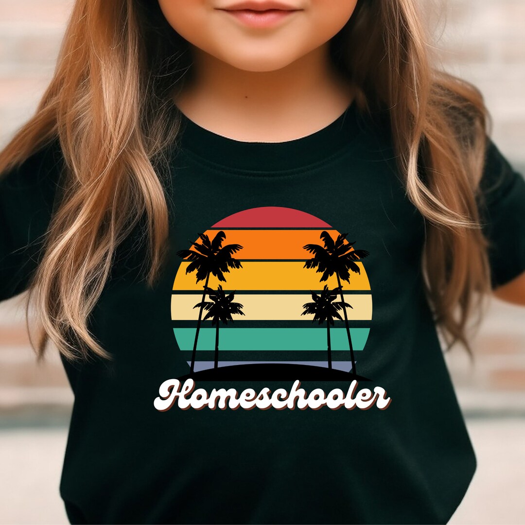 Homeschool Summer Shirt for Kid Matching Homeschool T Shirt Matching ...