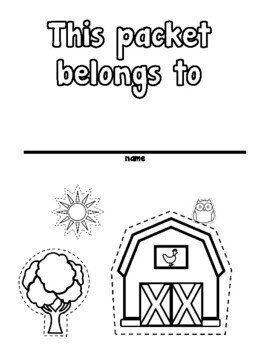 Printable Scissor Skills Cutting Activities, Cutting Skills for Kids ...