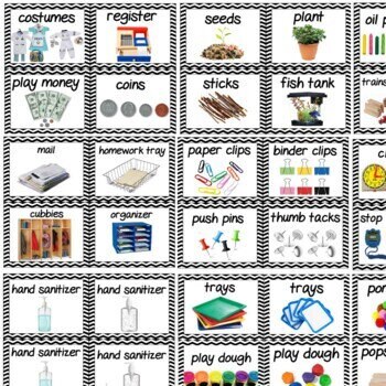 Classroom Labels - Real Photos Signs for Classroom, Classroom Decor ...