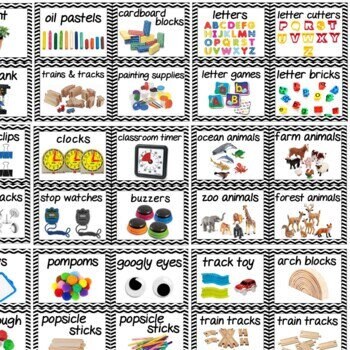 Classroom Labels - Real Photos Signs for Classroom, Classroom Decor ...