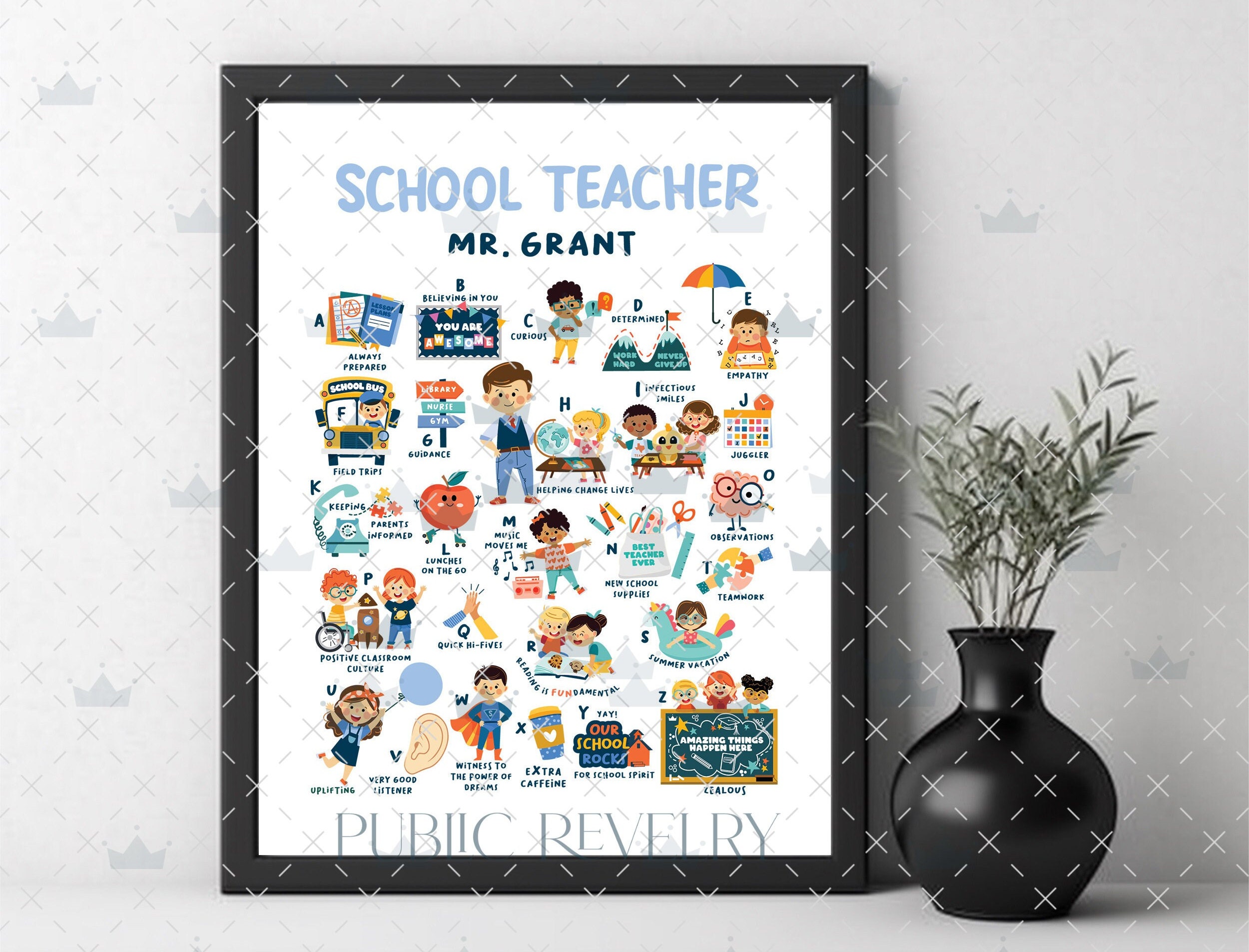 School Teacher Classroom Decor End of Year Gift for Teacher Office ...