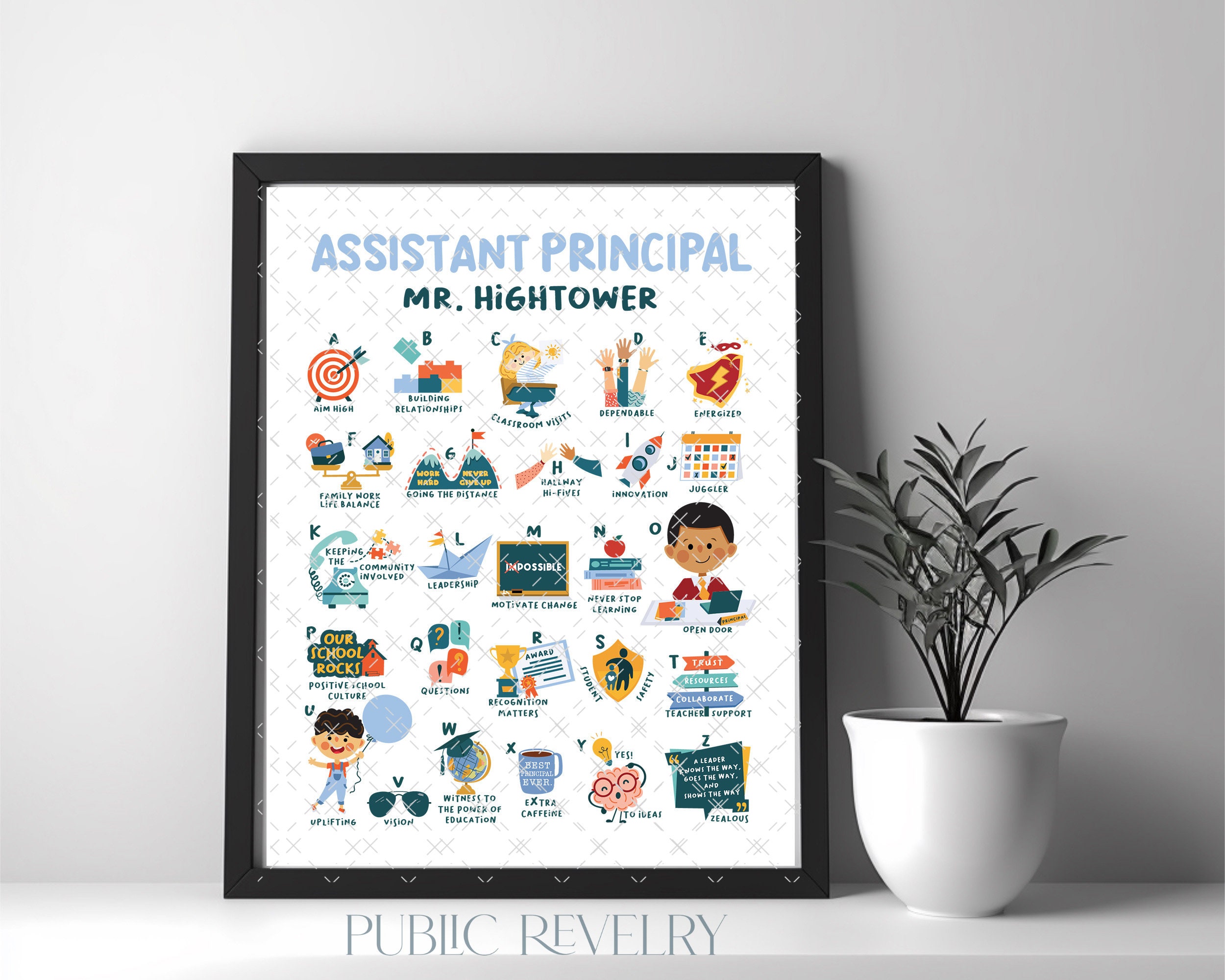 Custom Male Assistant Principal Gift for Male School Principal End of ...