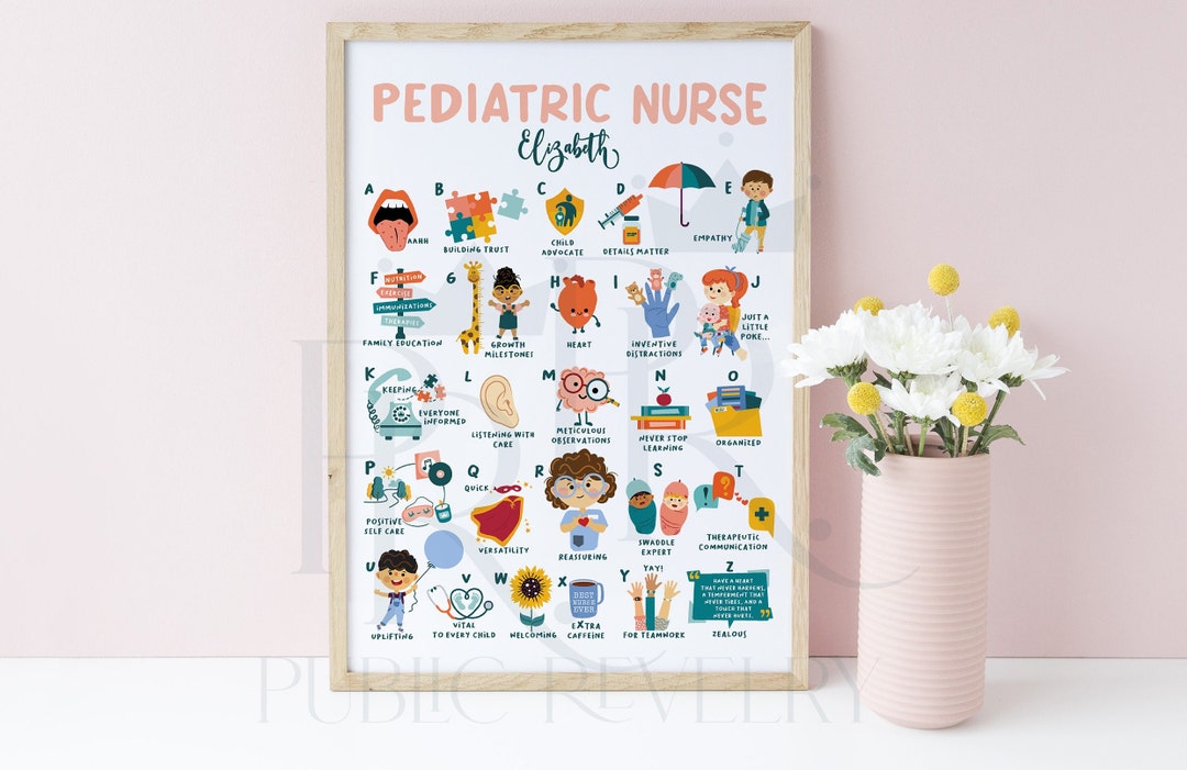 Pediatric Print Therapy Poster Medical Office Decor Nurse Wall Art Gift ...