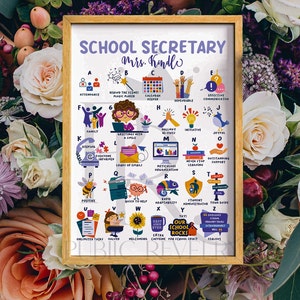 School Secretary Gift for Elementary Secretary Back to School Christmas ...
