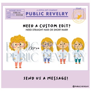 Custom Pediatrician Gift Family Doctor Gift Alphabet Print Pediatric ...