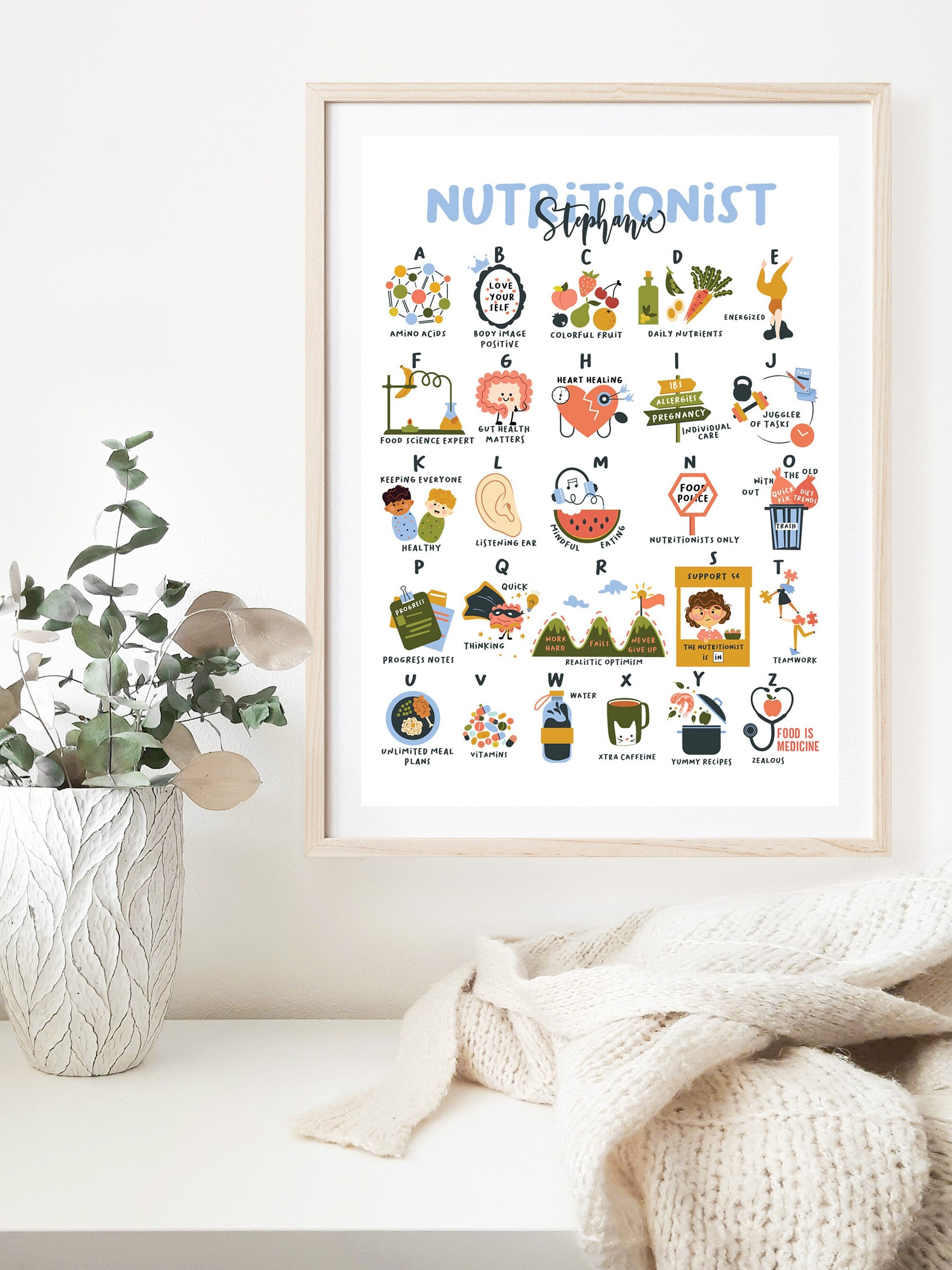 Nutritionist Gift for Nutritionist Health Coach Gift Health and ...