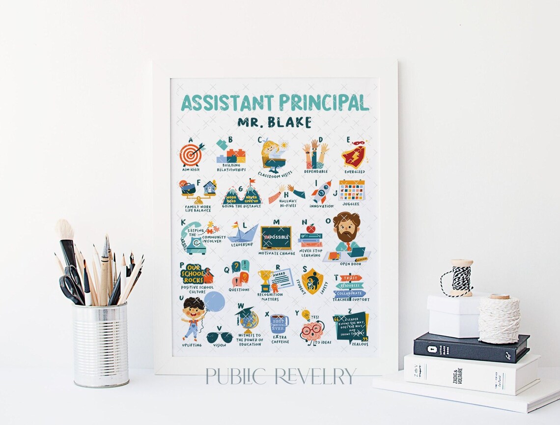 Custom Male Assistant Principal Gift for Male School Principal End of ...