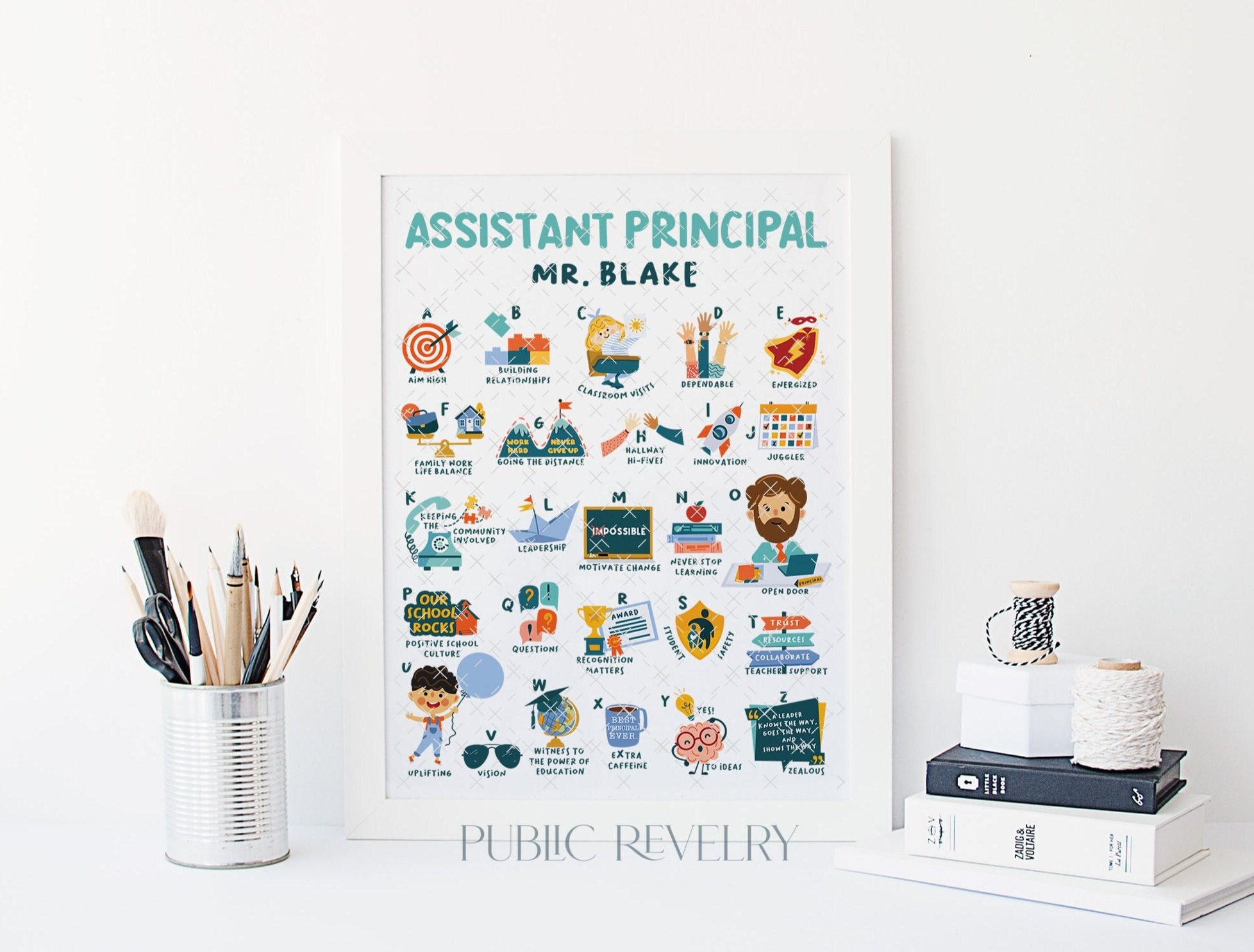 Custom Male Assistant Principal Gift for Male School Principal End of ...