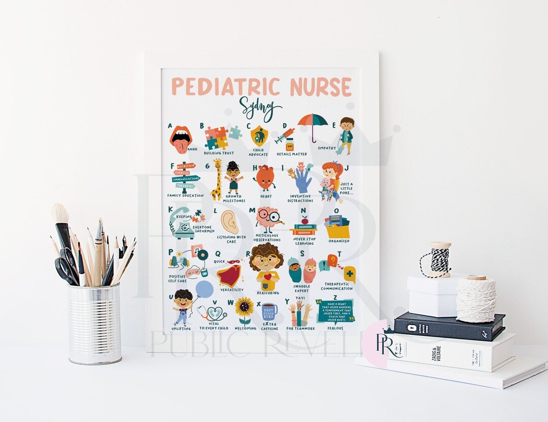 Pediatric Nurse Definition Print Personalized Gift for Her Birthday New ...