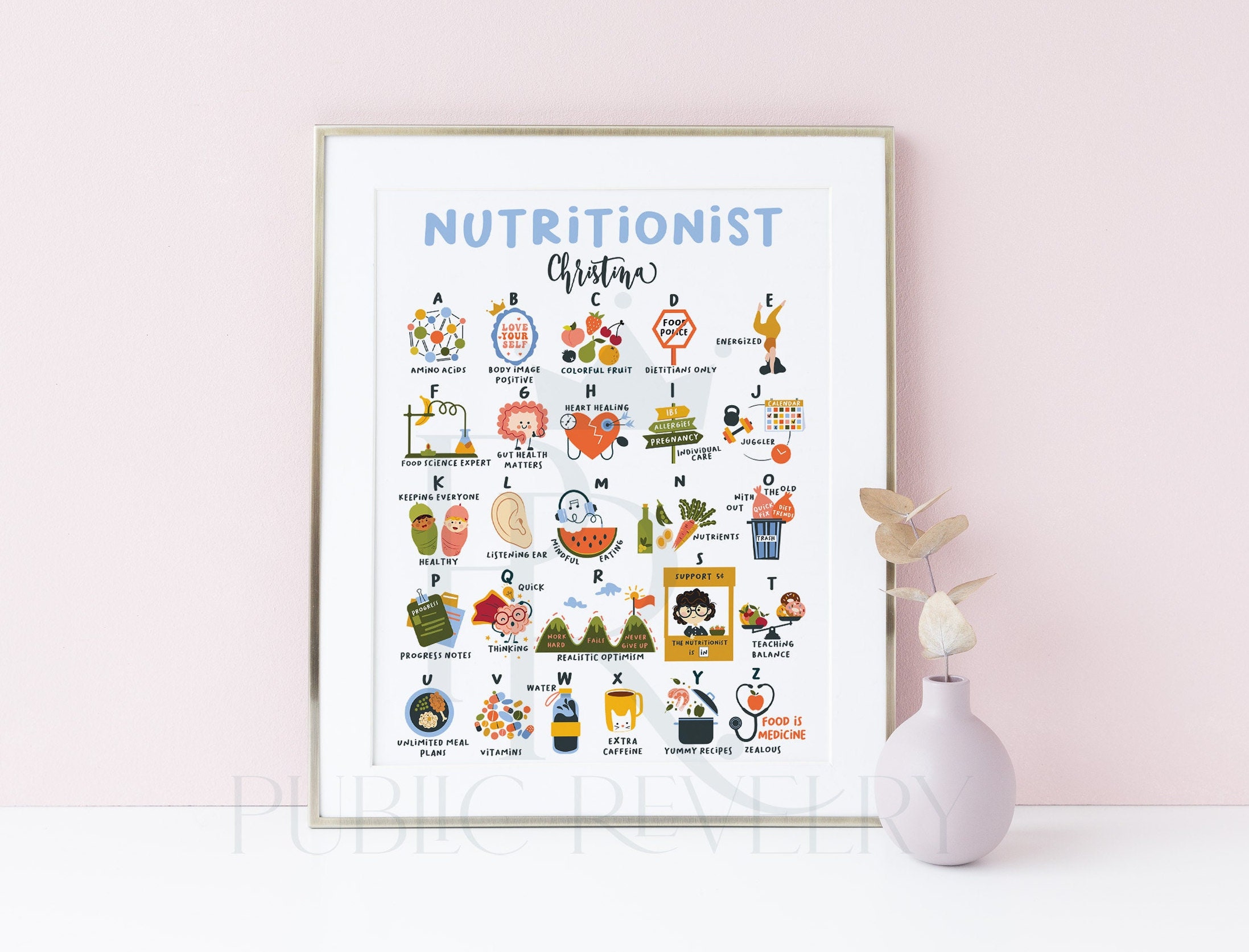 Nutritionist Gift for Nutritionist Health Coach Gift Health and ...