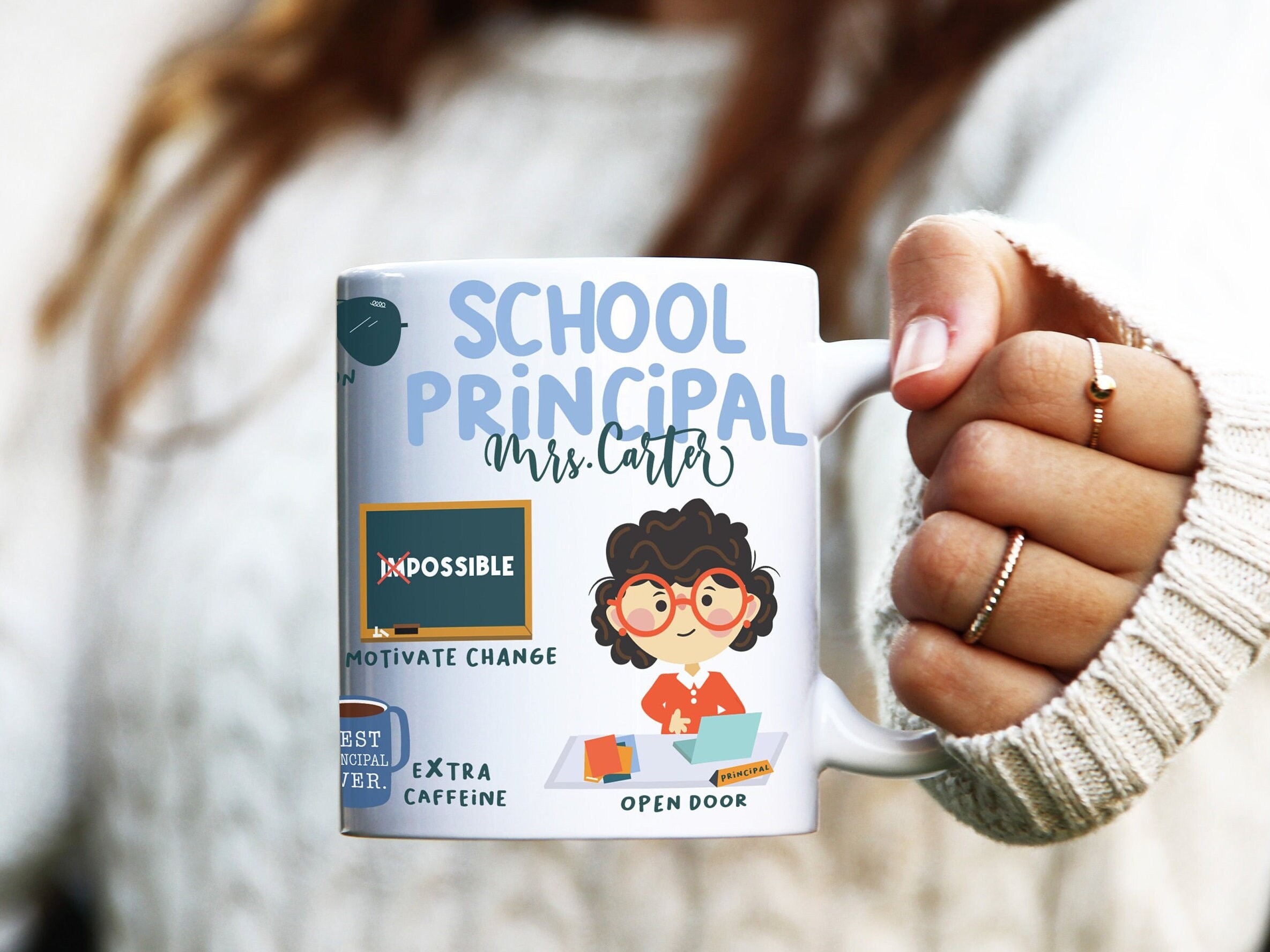 School Principal Mug Principal Gift End of Year Gift for - Etsy
