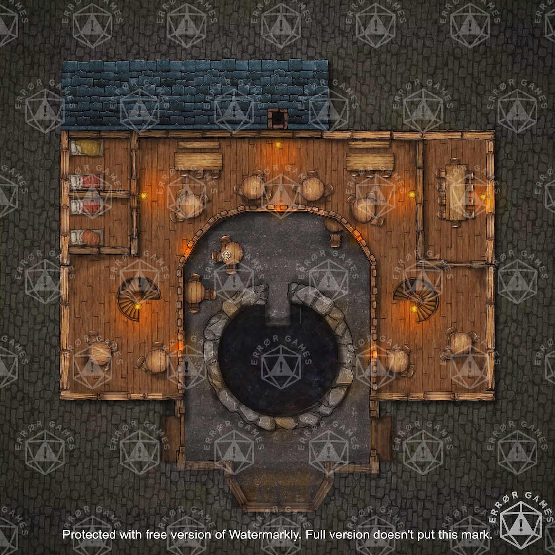 The Yawning Portal [ VTT Battle Map ] - Etsy