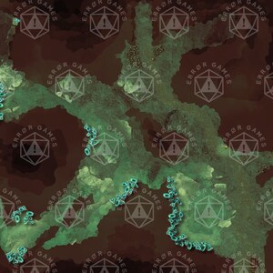 Luminescent Cavern [ VTT Battle Map ] - Etsy