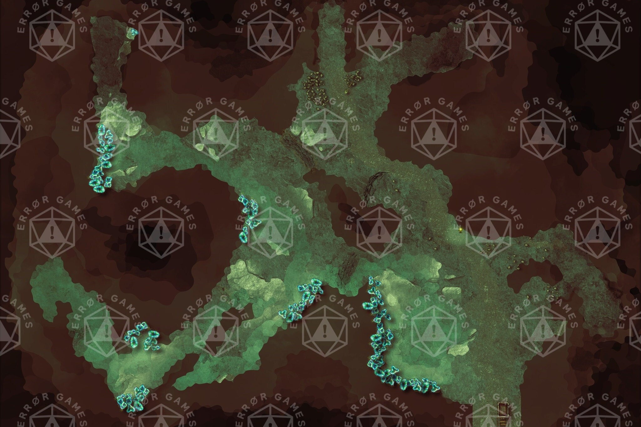 Luminescent Cavern [ VTT Battle Map ] - Etsy