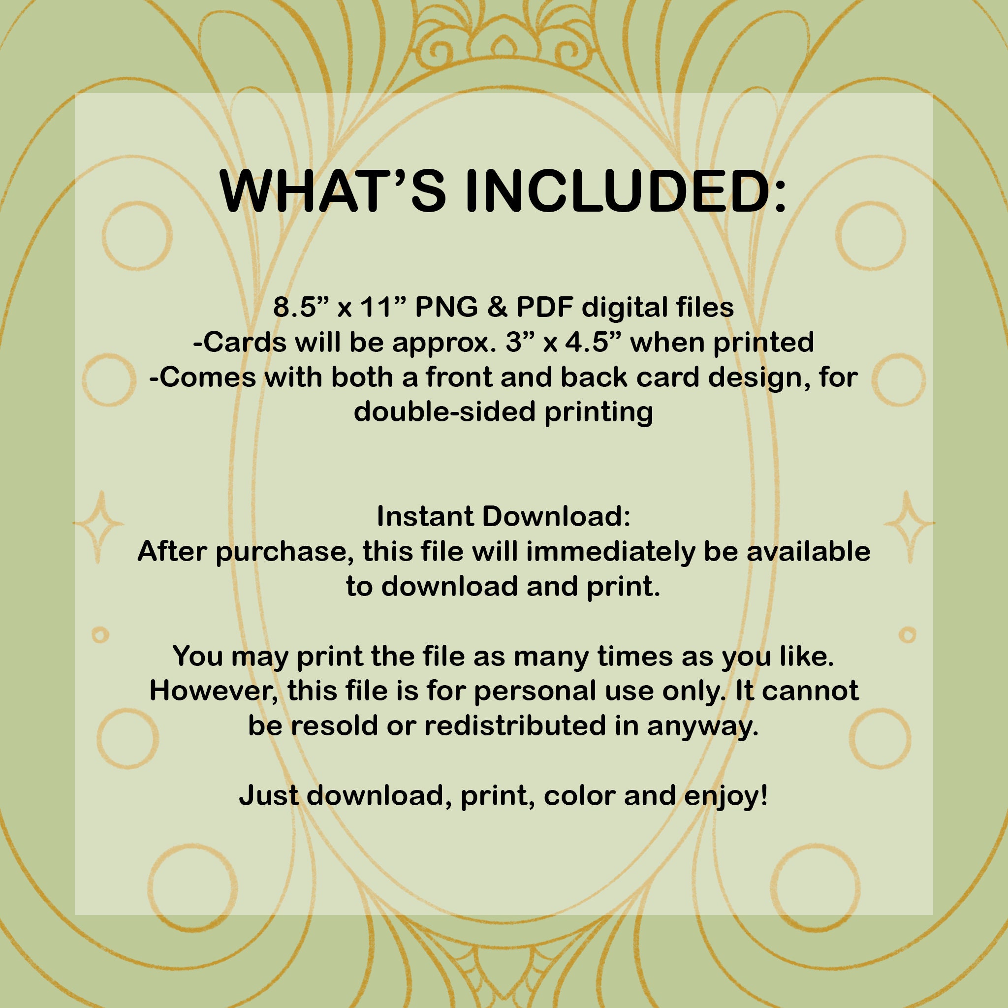 Make Your Own Tarot Cards | Printable Tarot Card Template | Mini Blank ...
