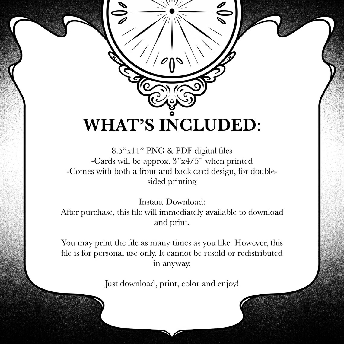 Make Your Own Tarot Cards | Printable Tarot Card Template | Mini Blank ...