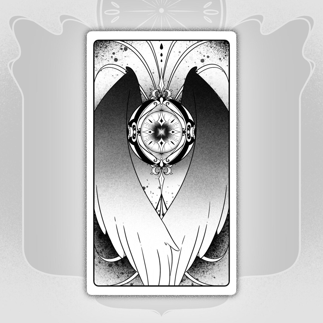 Tarot Card Back Design-seed | Printable Tarot Card Design | Tarot Card ...