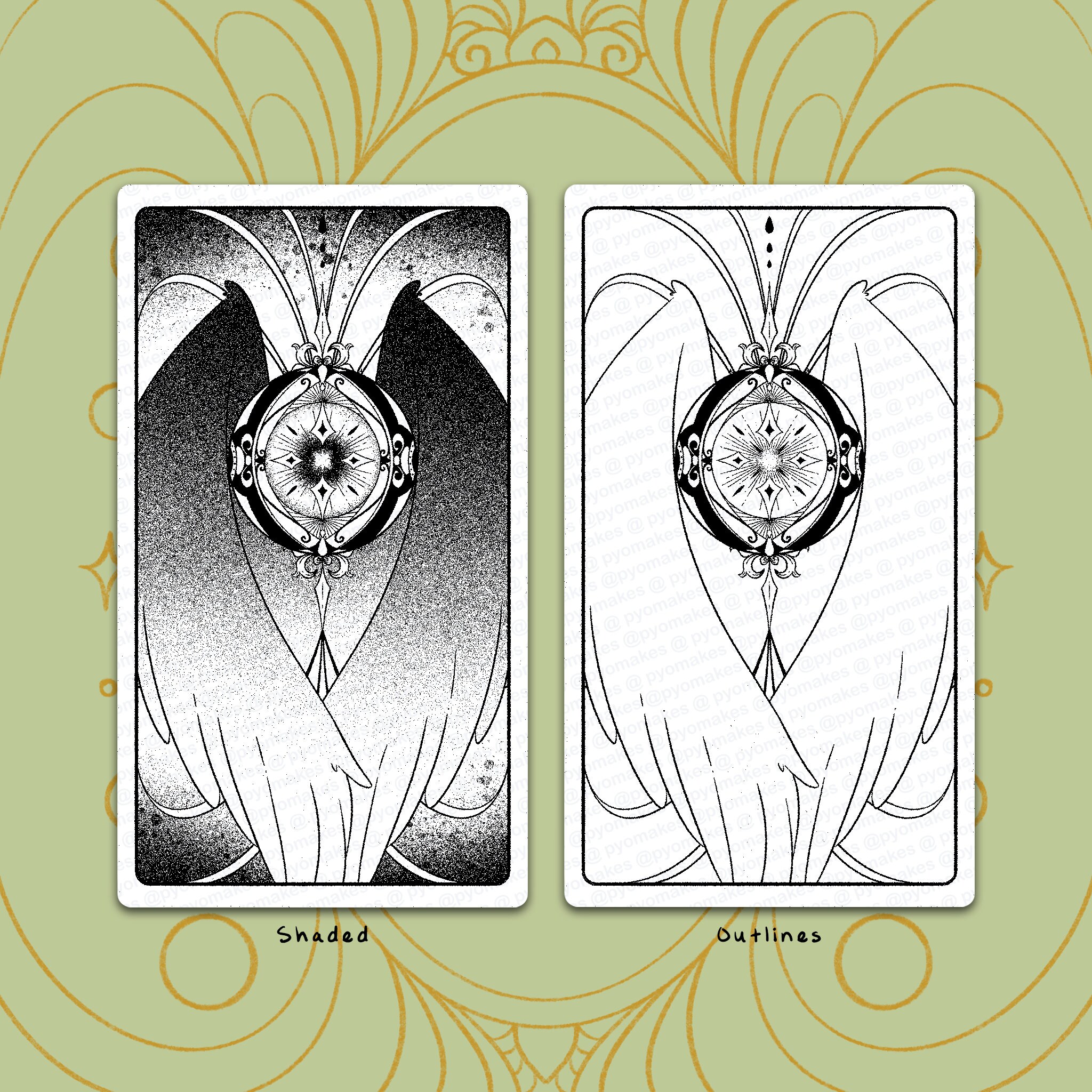 Tarot Card Back Design-seed Printable Tarot Card Design Tarot Card Back ...